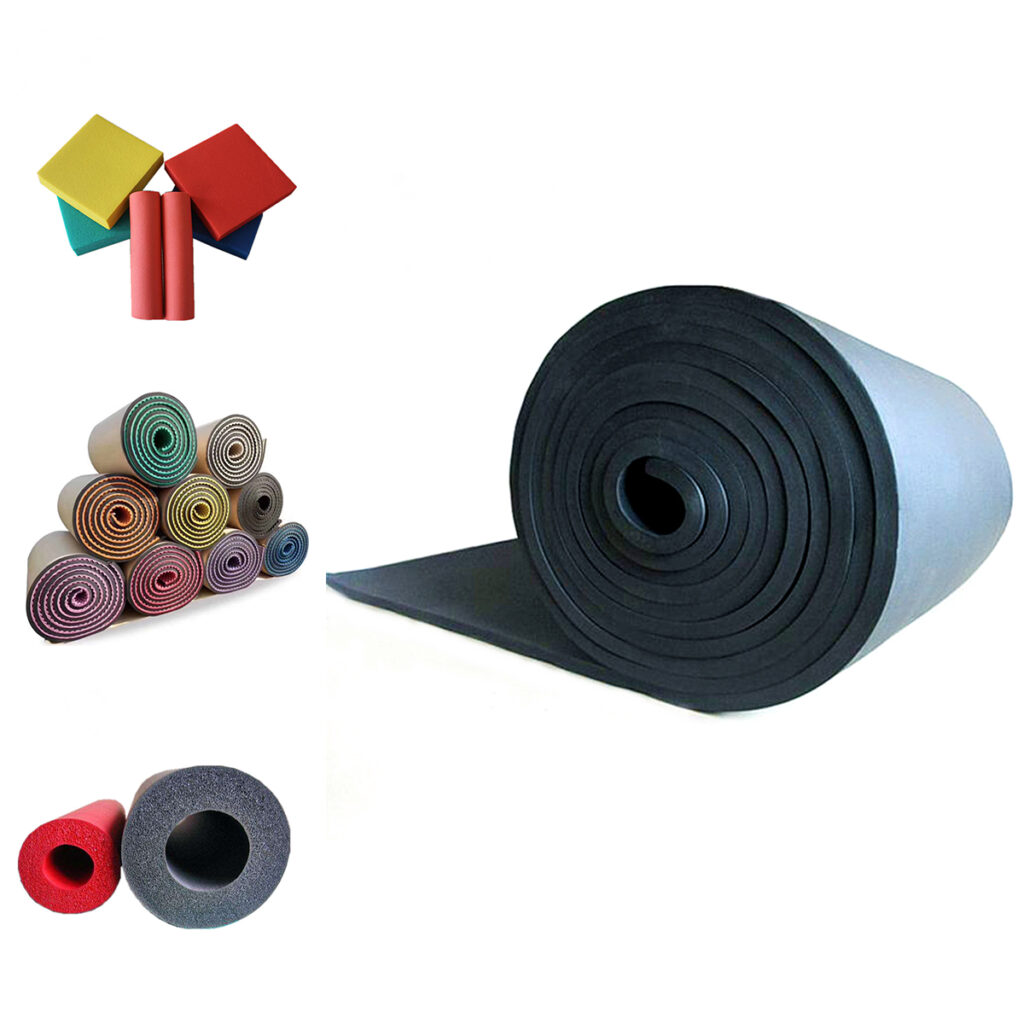 rubber foam plastic thermal eva epdm sponge rubber insulation foam ...
